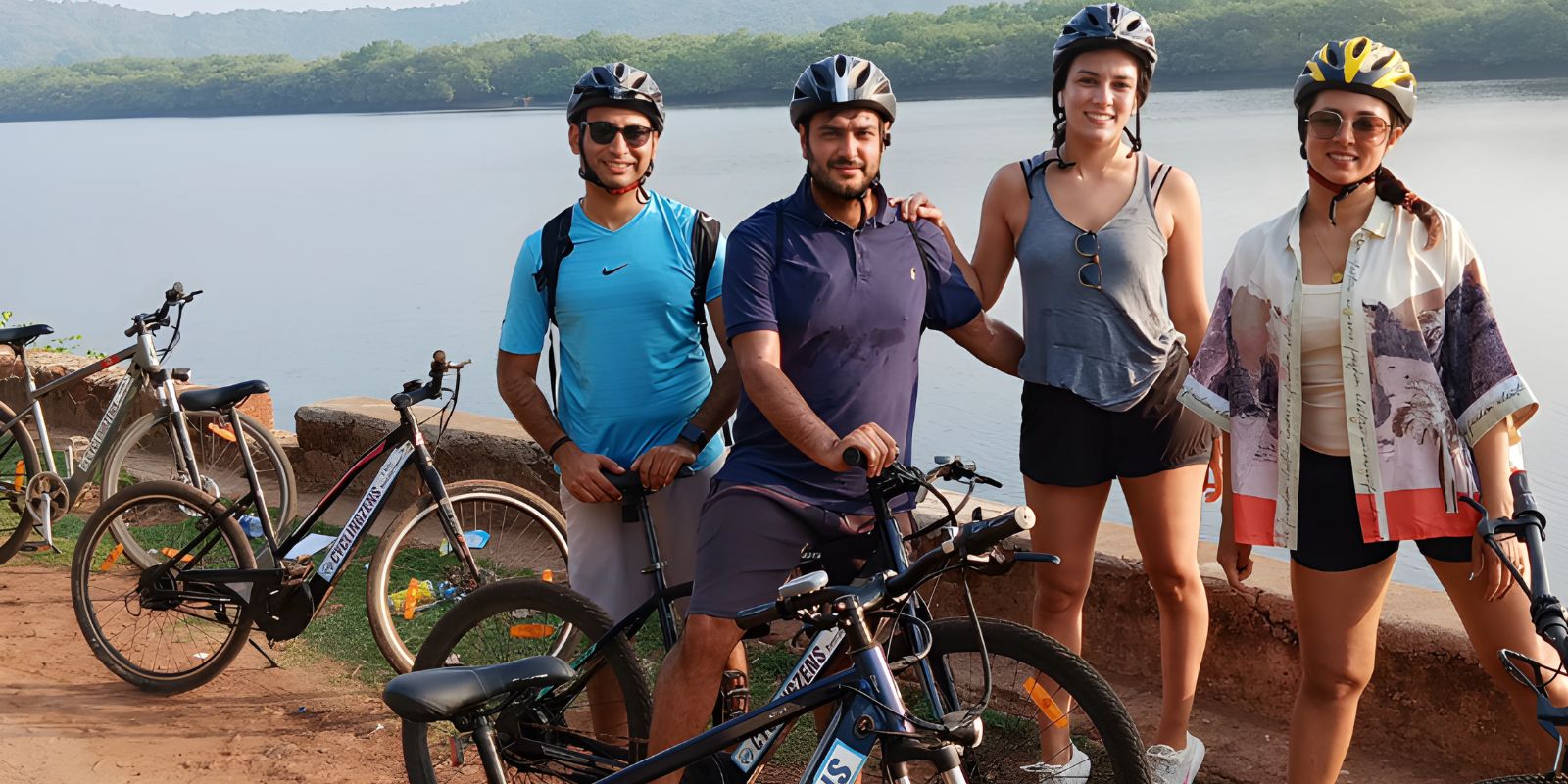 LetsGoa - Assagao Chapora Riverside Cycling Tour in Goa – E Bike Ride