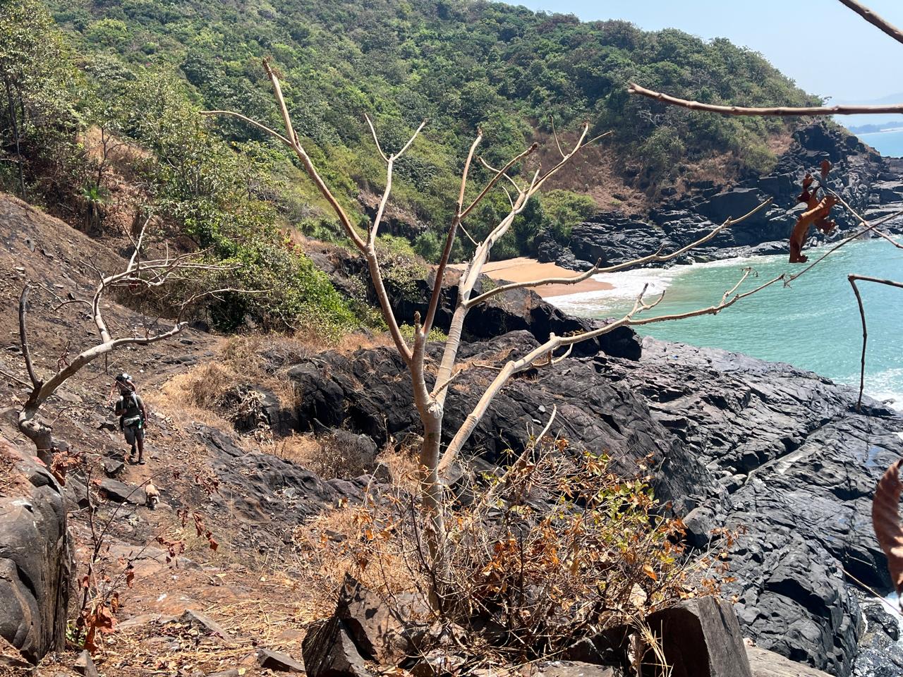 LetsGoa - Hidden Moon Beach Trek in Goa | Adventure Trek in Goa