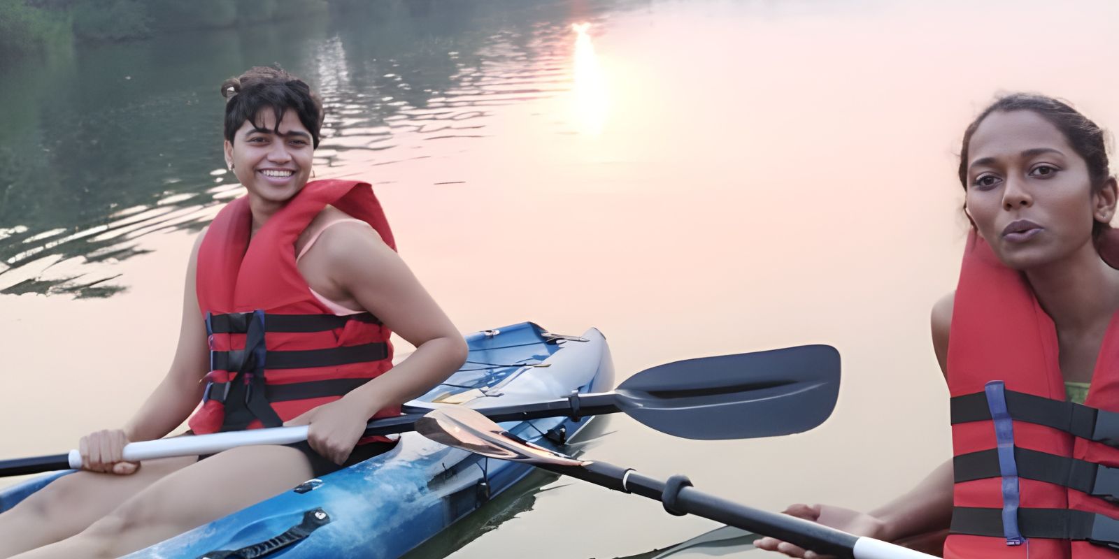 LetsGoa - Sunset Kayaking Goa – Chapora River Evening Paddle