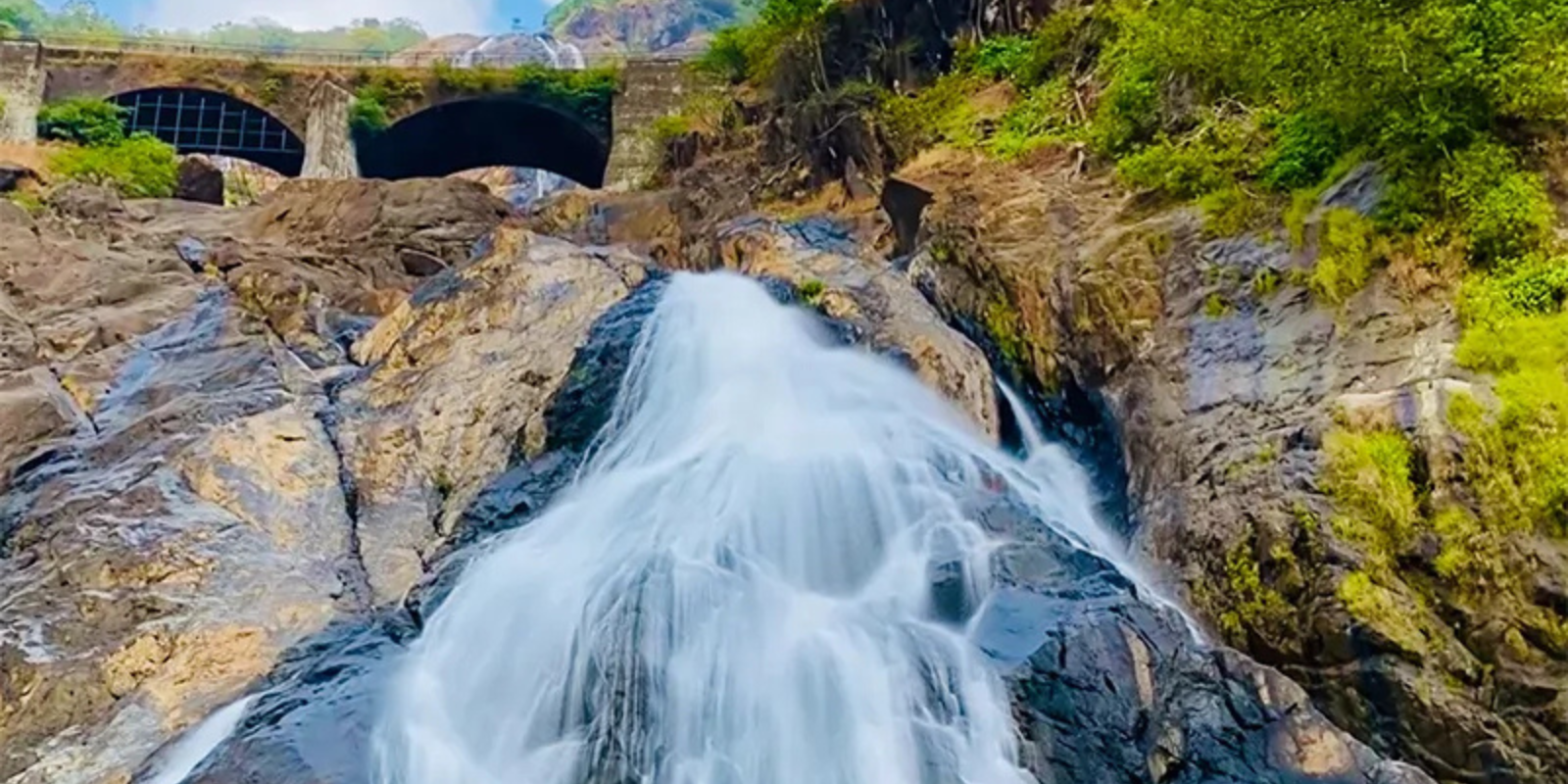 LetsGoa - Dudhsagar Waterfall Tour | South Goa Sightseeing Trip